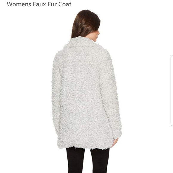 Romeo & Juliet Couture | Jackets & Coats | Romeo Juliet Fuzzy Faux Fur Coat In Grey | Poshmark